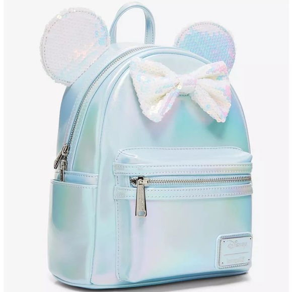 Loungefly | Bags | Nwt Loungefly Disney Minnie Mouse Iridescent Sequin ...